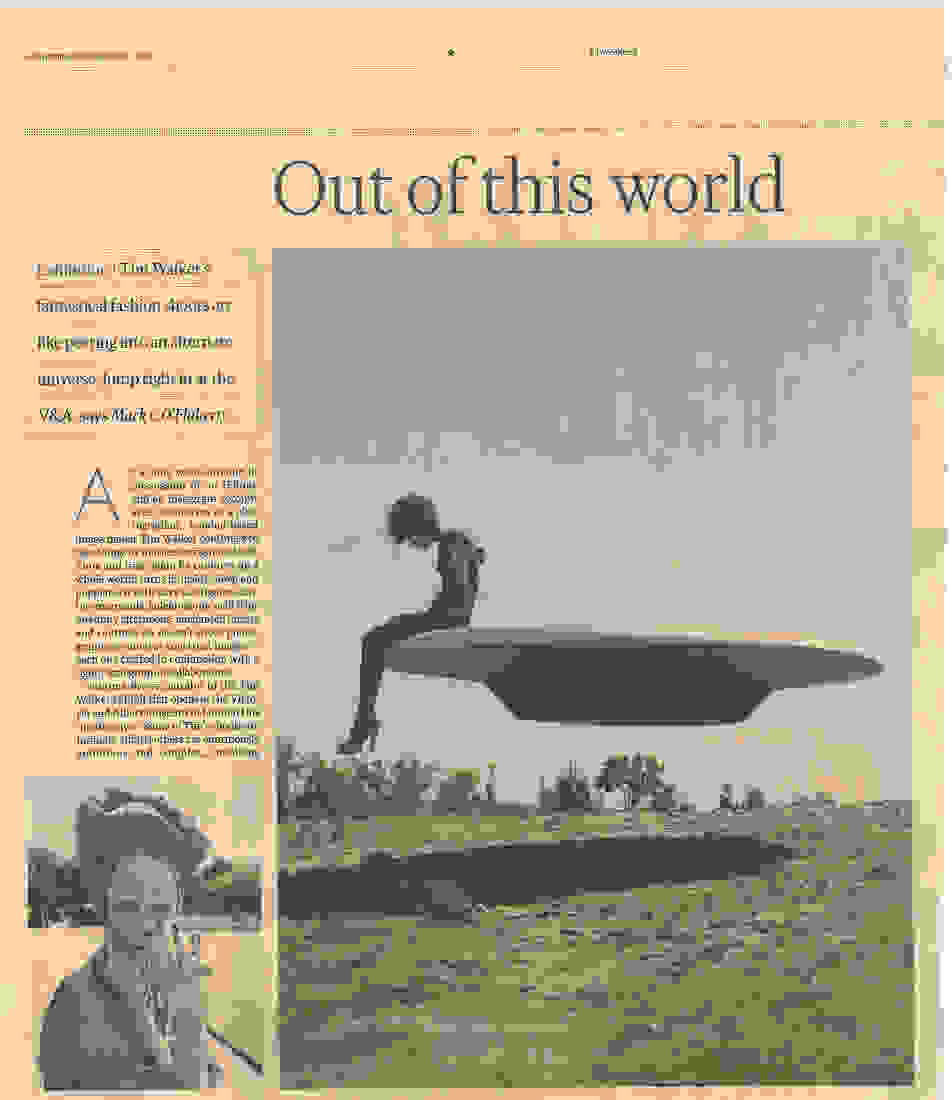 Tim Walker – Articles –FT Weekend