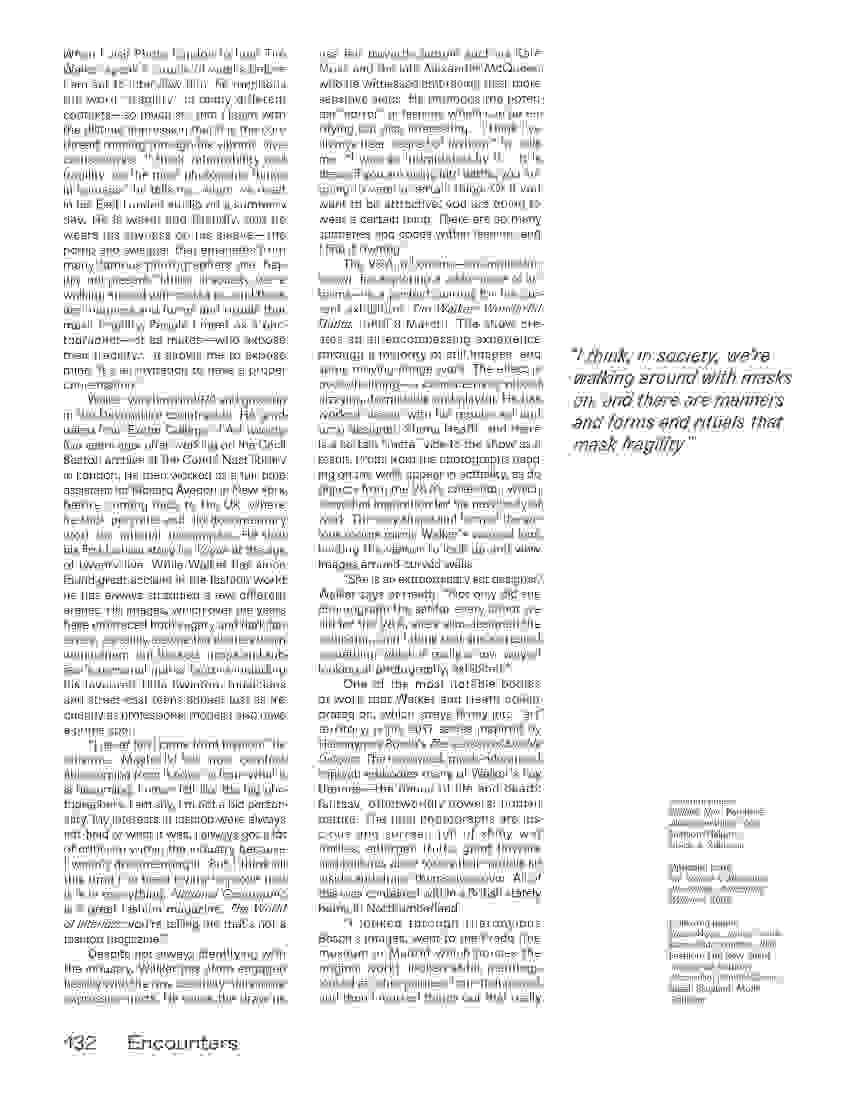 Tim Walker – Articles –Elephant